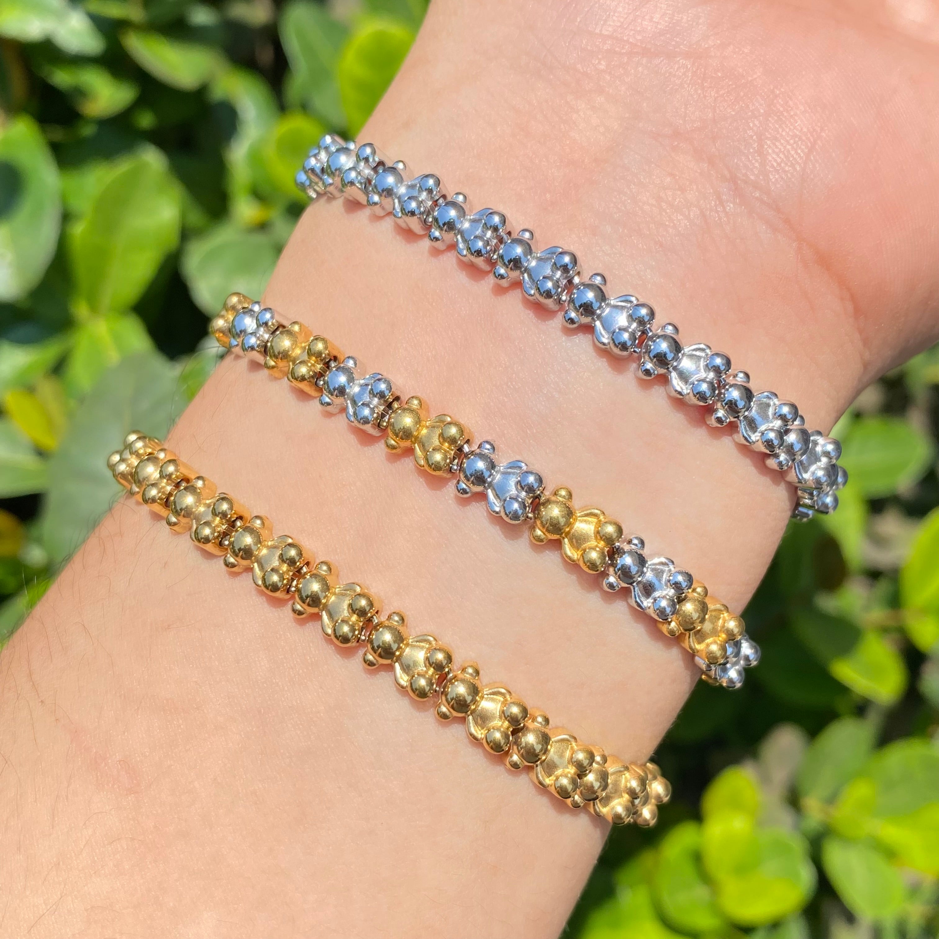 Pulsera Ositos acero – MAALVA